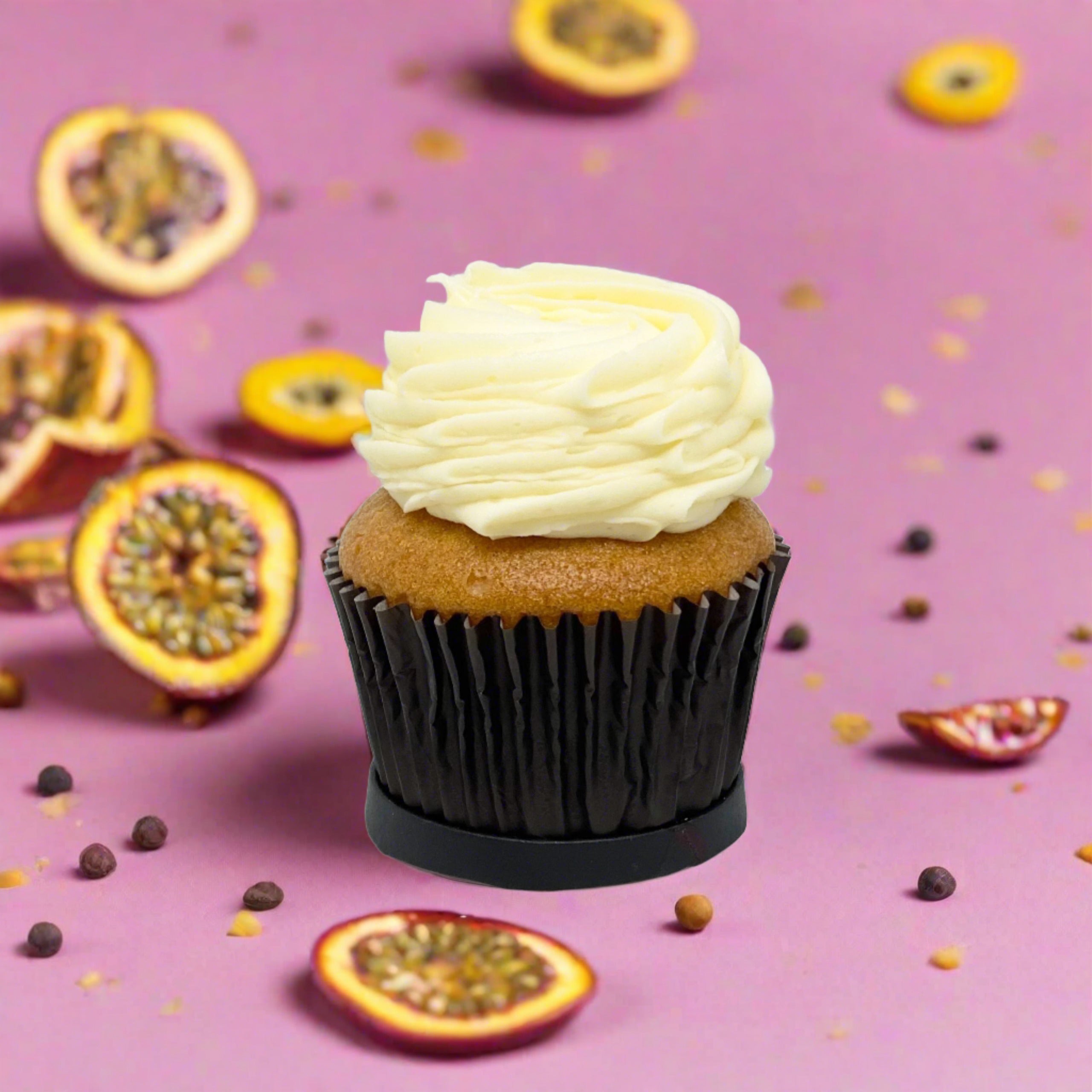Passion Fruit Cupcakes – Petal Cupcakes